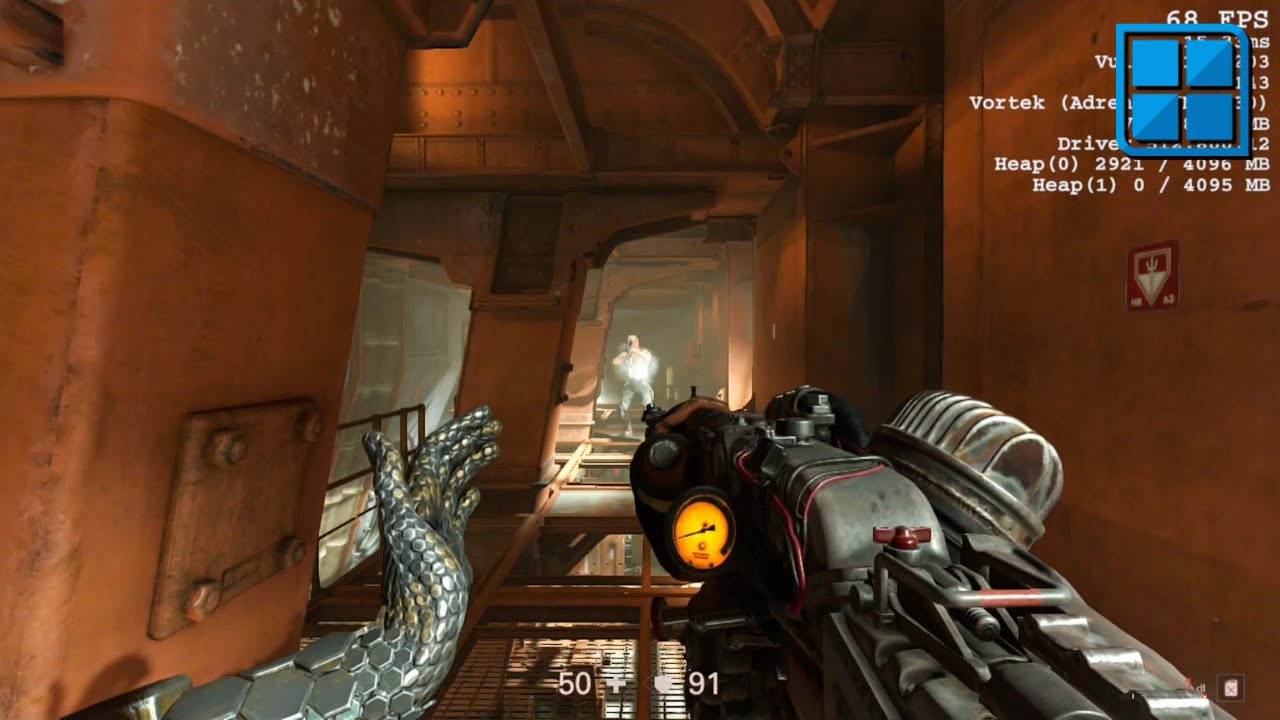 Wolfenstein II: The New Colossus (2017) Winlator 9.0 / Red Magic 10 ...
