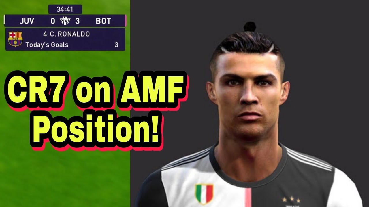 PES 2021 | I Played Ronaldo in the position of AMF He scored Hattrick ...