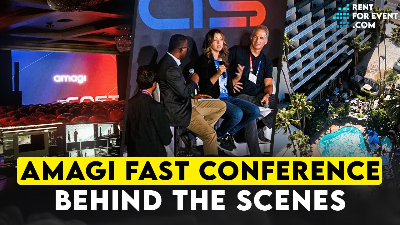 Behind the scenes: Audiovisual Setup For Amagi Fast Conference - YouTube