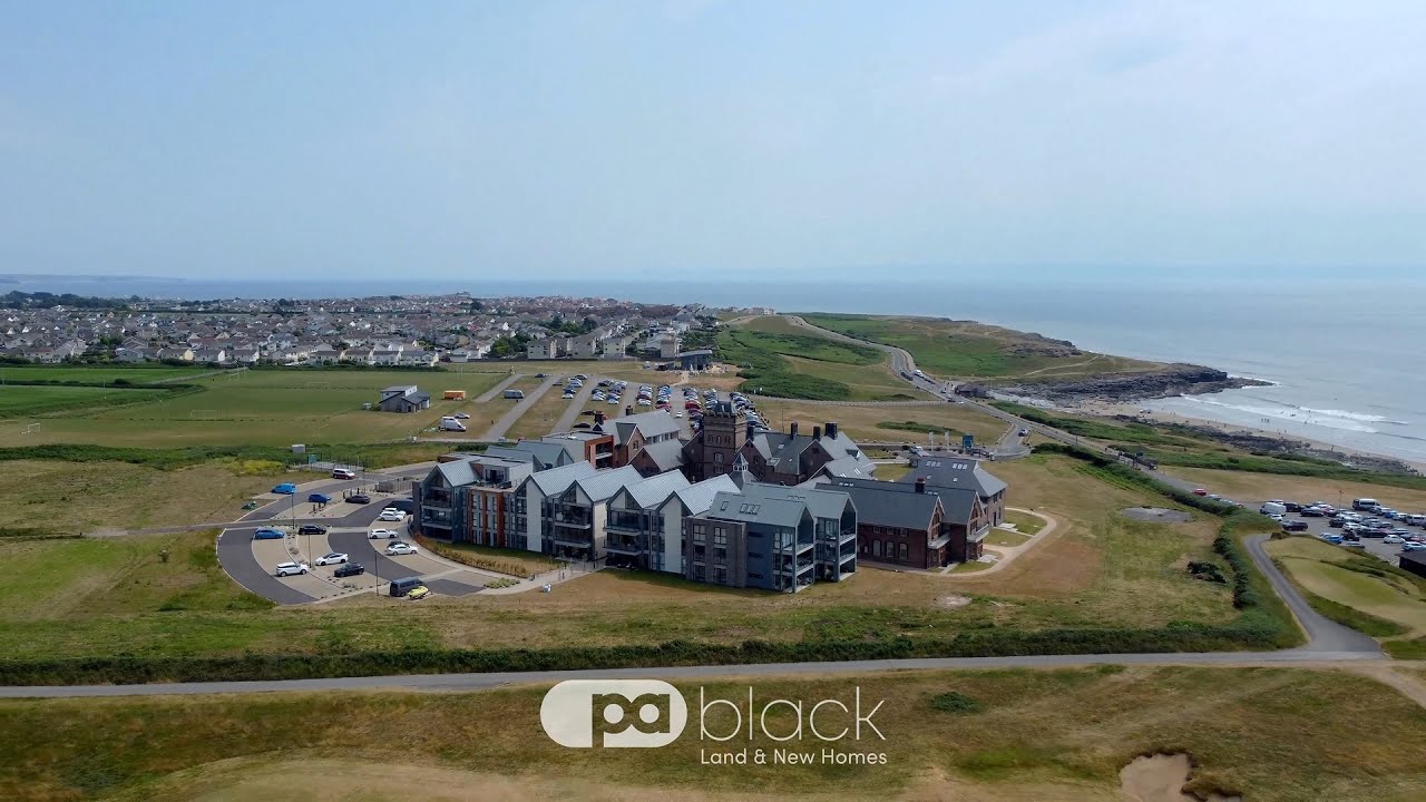 The Links Luxury Apartments for sale, Rest Bay, Porthcawl - YouTube