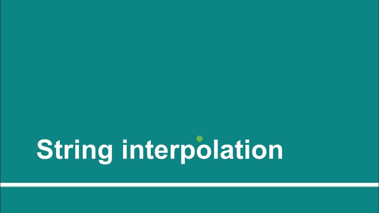String interpolation | Part - 27 | Learn Entity Framework Core 2.0 ...