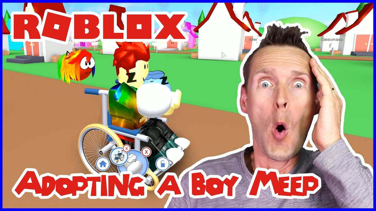 Adopting a Boy Meep / Roblox MeepCity - YouTube