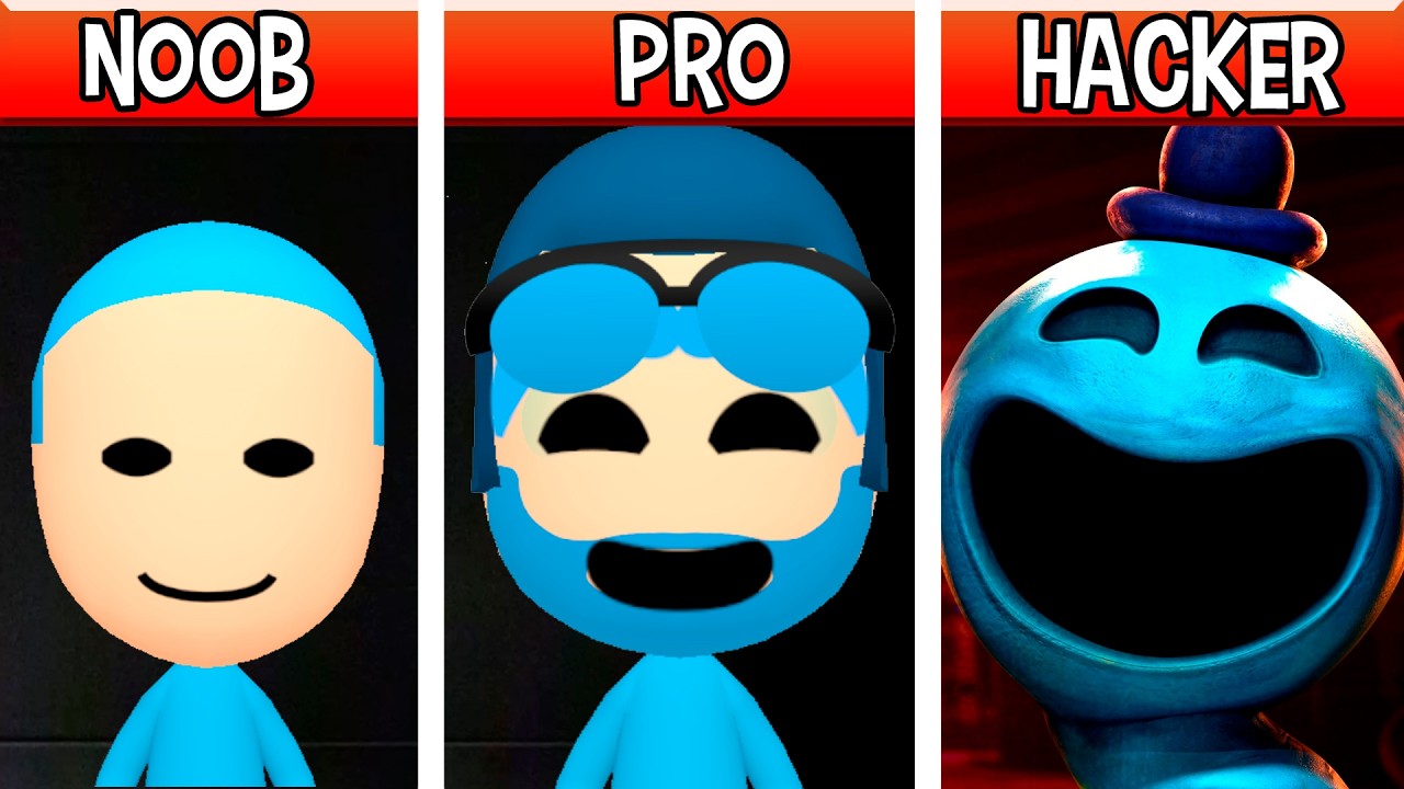 Mii Doey The Doughman : Noob, Pro, HACKER! / (Poppy Playtime Chapter 4 ...