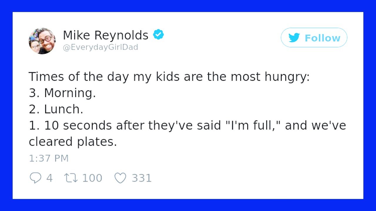 Hilarious Tweets From Exasperated Parents Trying To Feed Their Kids At ...