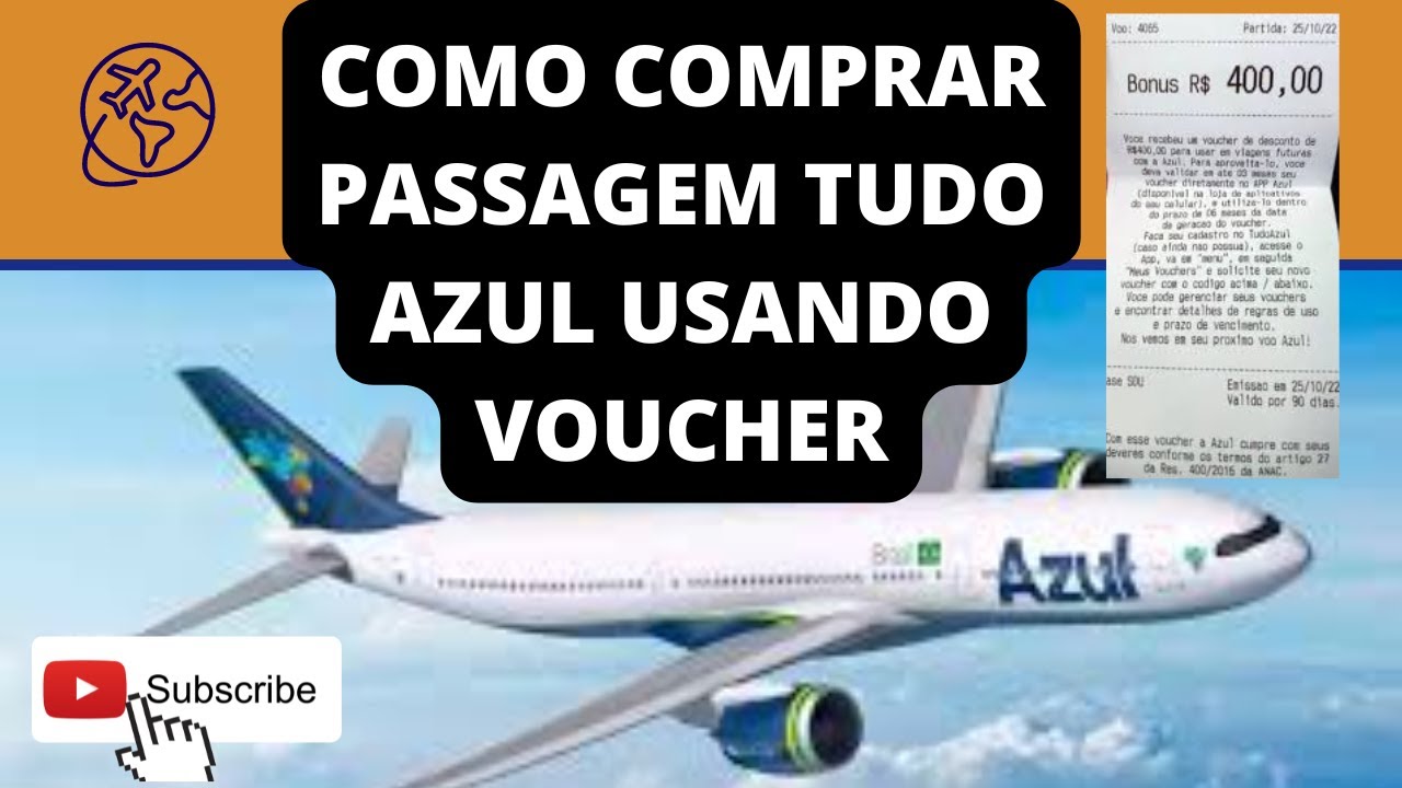 Como usar voucher tudo azul para comprar passagem - YouTube