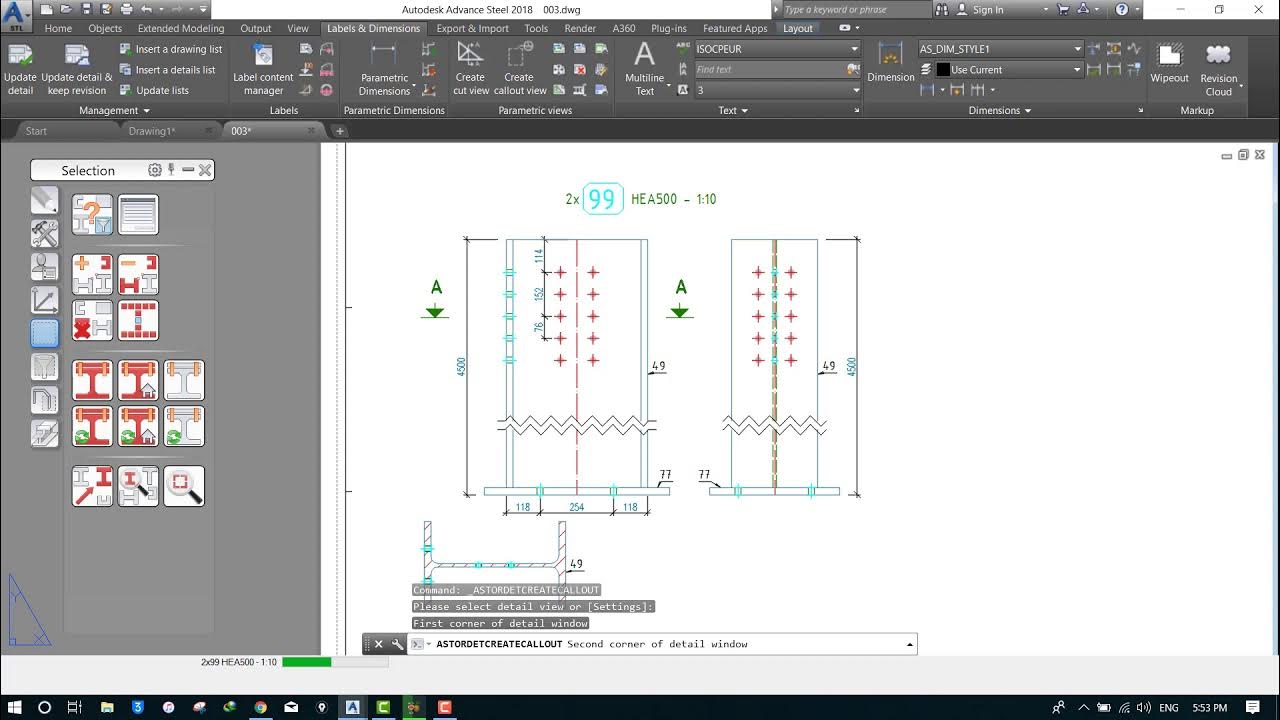 lec 23 - Labels & Dimentions - YouTube