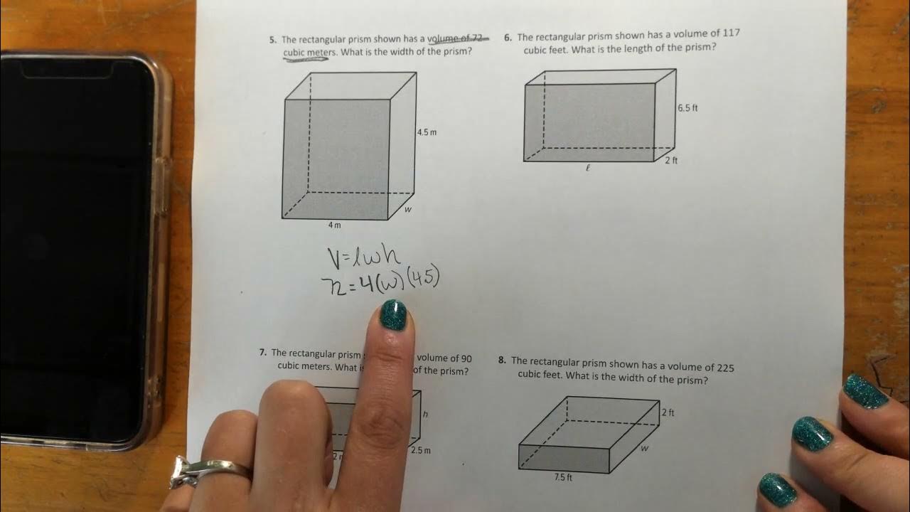 Volume Homework Help - YouTube