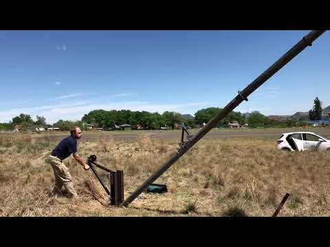 Windsock Pole Raising Tool - YouTube