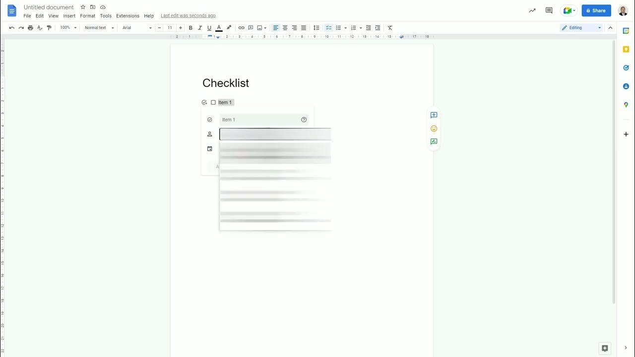 HOW TO CREATE A GOOGLE TASK FROM A GOOGLE DOC CHECKLIST [DID YOU KNOW] - YouTube
