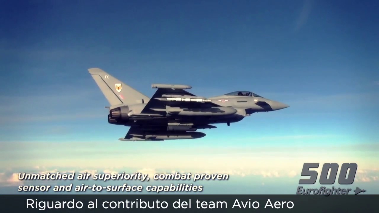 ITALIAN AIR FORCE |Avio Aero @500 Eurofighter Typhoon - YouTube