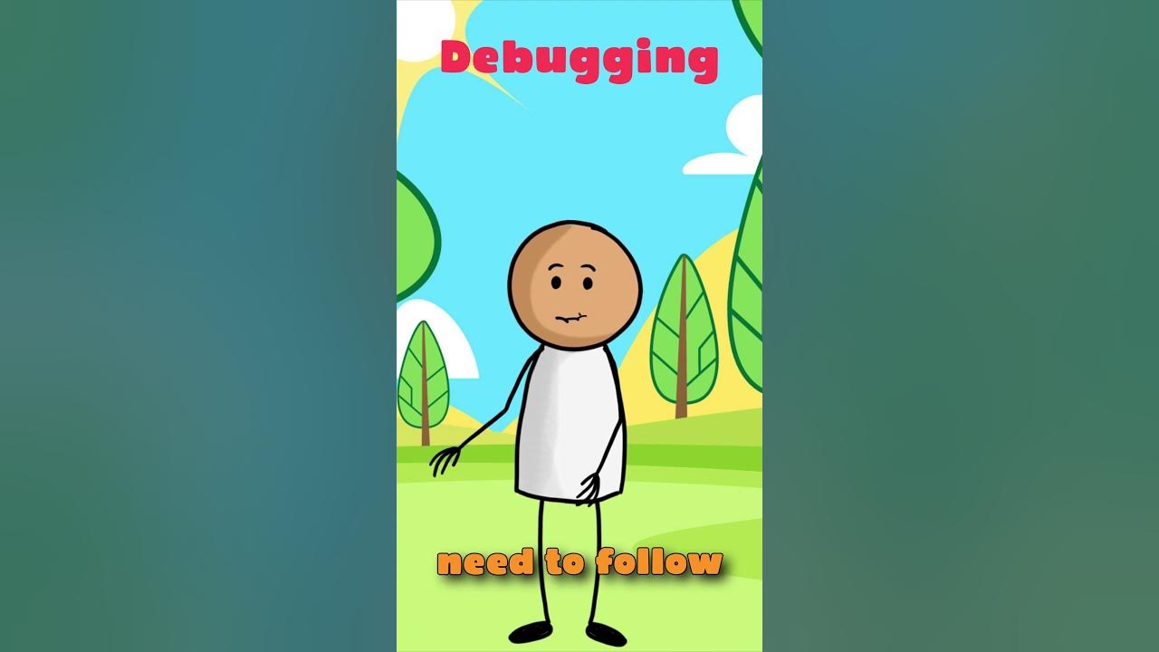 Programming analogies:- Debugging| Sticky animation #viralvideo #animation #short - YouTube