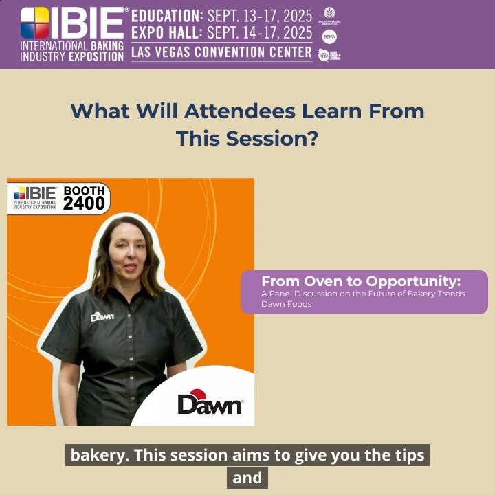 From Oven to Opportunity - IBIE Speaker Session by Dawn Foods - YouTube