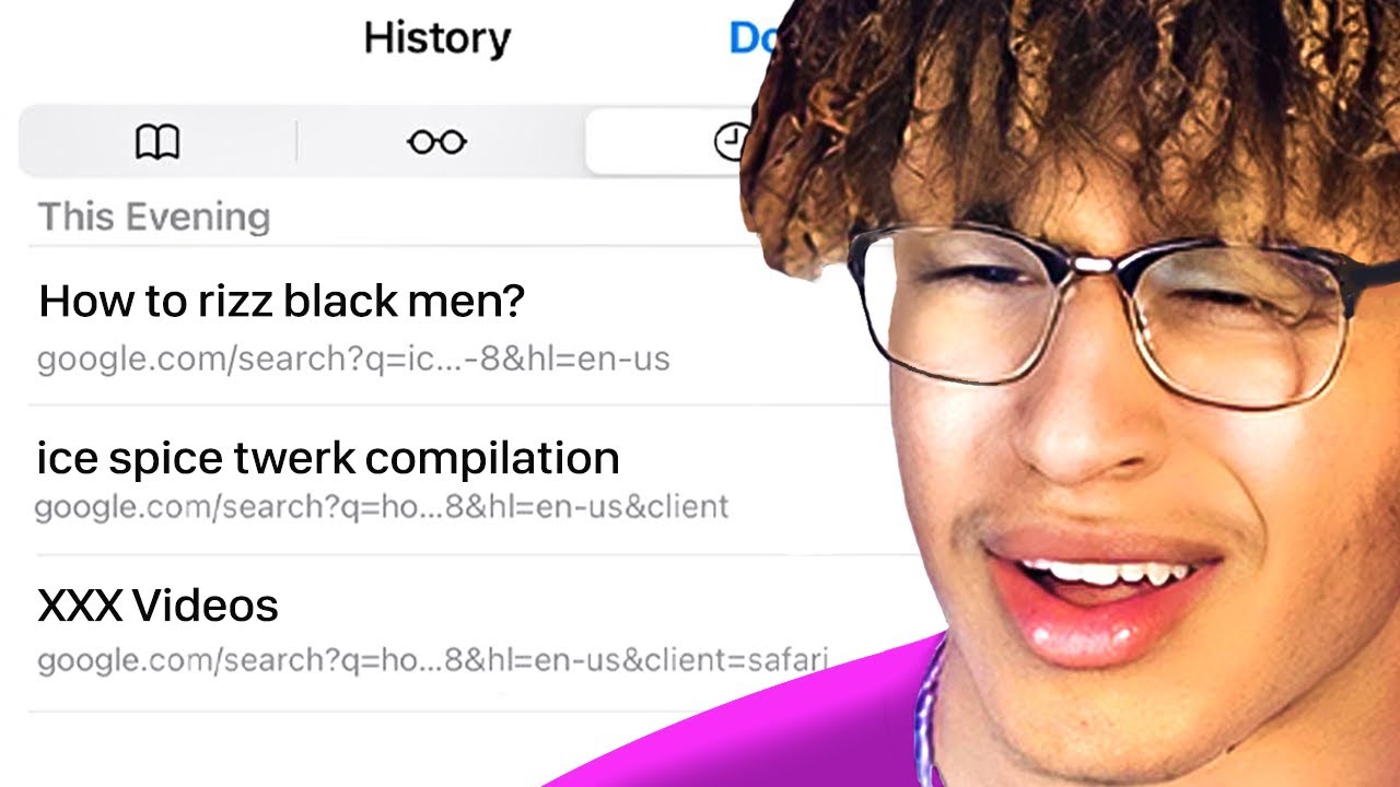 My Viewers Search History Is OUTRAGEOUS! - YouTube