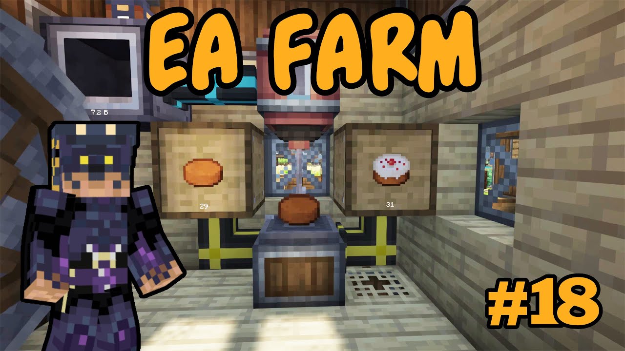 Pies and Cakes - E18 - EA Farm Modded Minecraft - YouTube