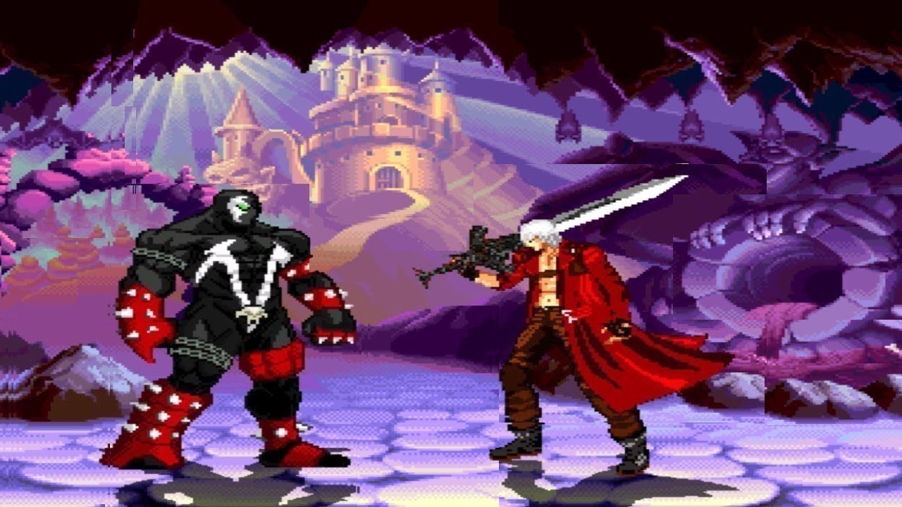 Spawn vs Dante ULTRA EPIC FIGHT🔥Devil May Cry Mugen Super Crazy Battle ...