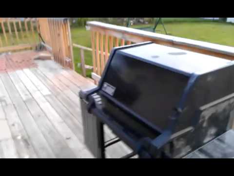 bbq gas grill explosion - YouTube