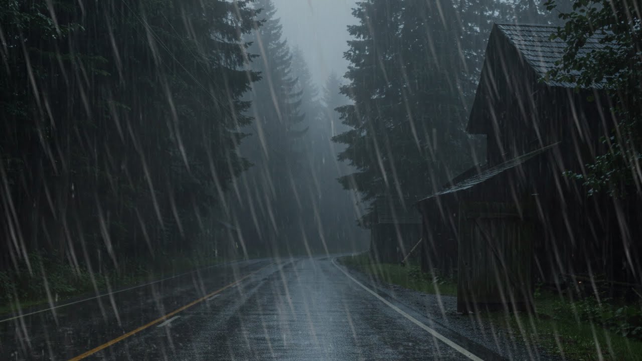 Let Soothing Rain And Distant Thunder Calm You | Relax, Meditation with ...