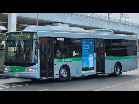 Transperth TP2014 Mercedes-Benz OC500LE CNG - YouTube