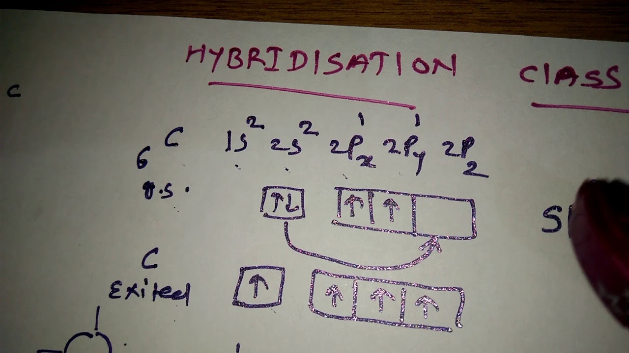 REVISION HYBRIDIZATION CLASS 11 - YouTube