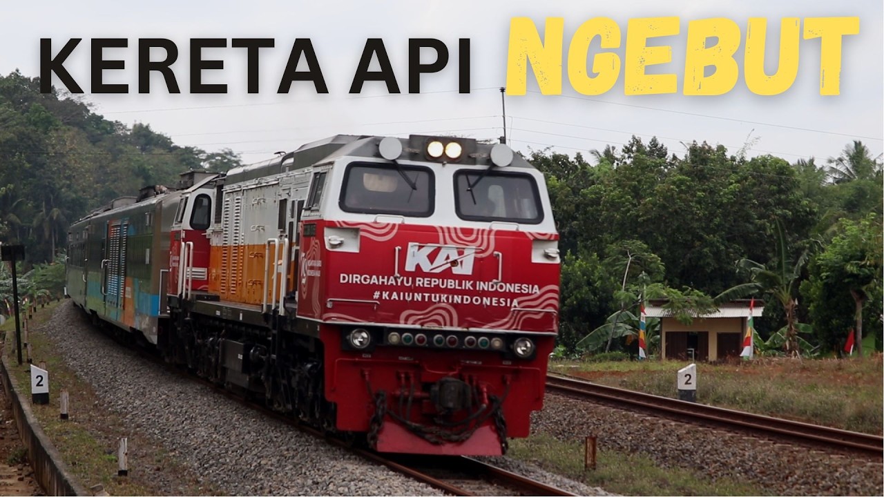 HUNTING KERETA API NGEBUT ! KLB DAN KERETA ELIT FULL SPEED ! Naik ...