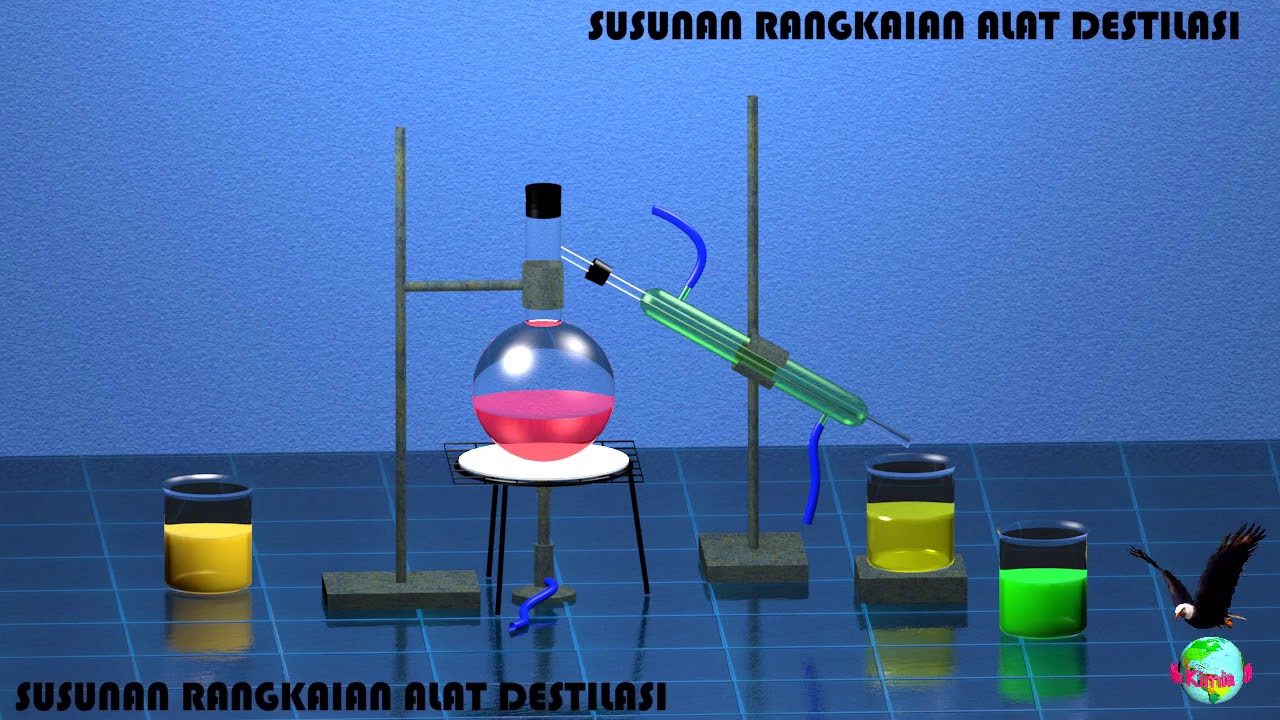 SUSUNAN RANGKAIAN ALAT DESTILASI - YouTube