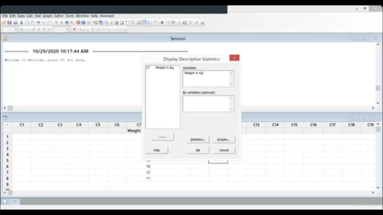 Minitab Introduction - YouTube
