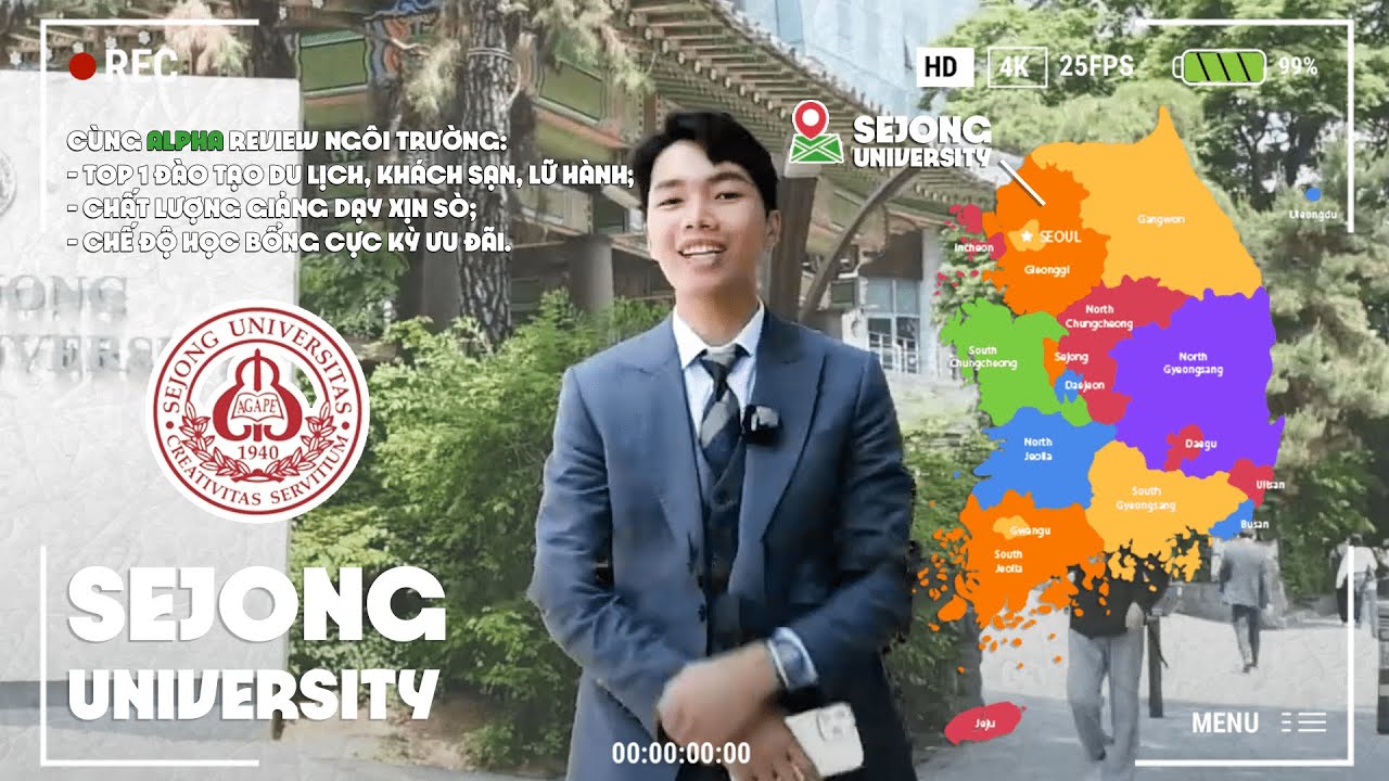 [REVIEW] Đại học Sejong | Sejong University | Top1 đào tạo ngành du ...