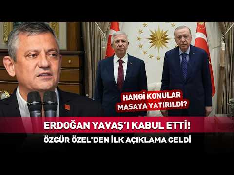 Erdoğan Mansur Yavaş Görüşmesine Özgür Özel'den İlk Yorum...