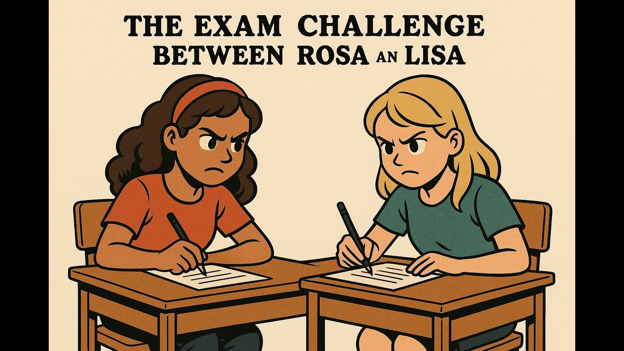 The Exam Challenge Between Rosa and Lisa 1 - YouTube