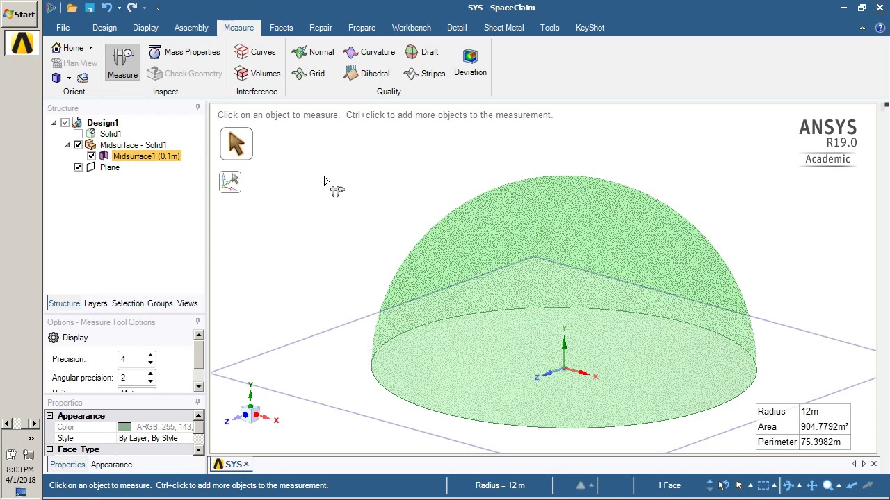 Structural model takes pressure load from Fluent model - YouTube