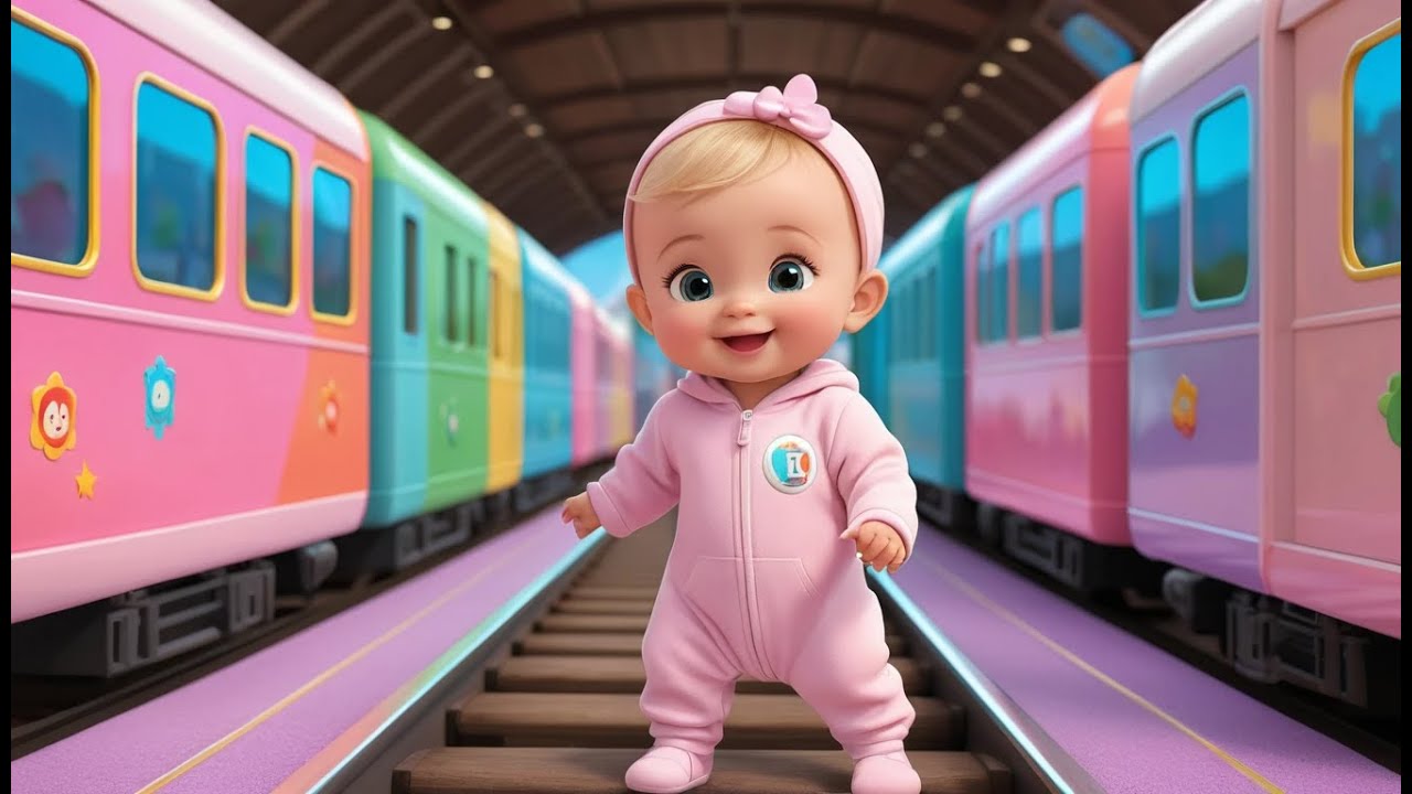 Laughing Train Ride 🚂 – Fun Giggle Adventure for Kids - YouTube