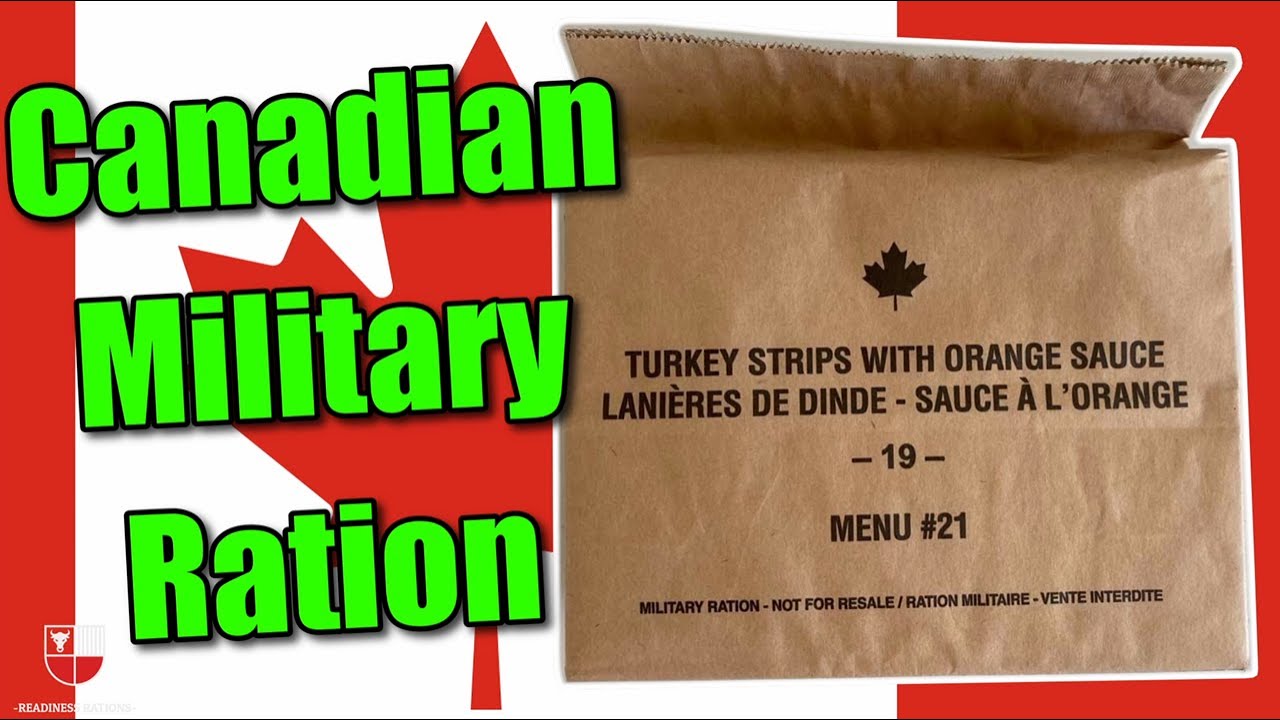 Canada's WORST Army Ration STILL Beats US MRE? (IMP) Canadian Forces ...