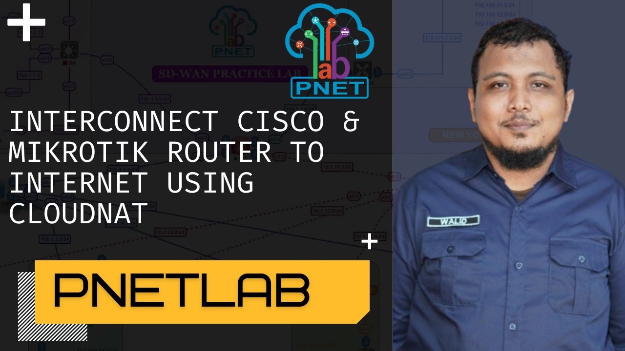 PNETLab - Interkoneksi Cisco & Mikrotik Router ke Internet dengan ...