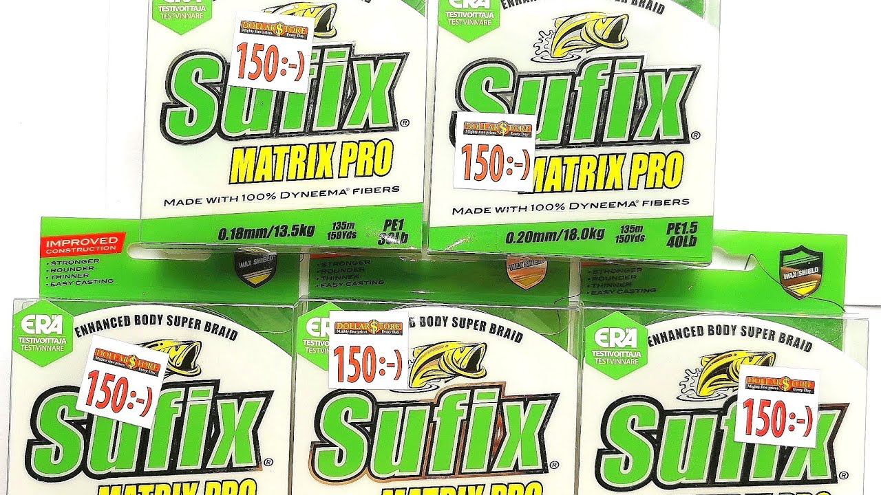 Sufix Matrix pro, test na FG čvoru. Najjača četvoronitna struna dosad ...