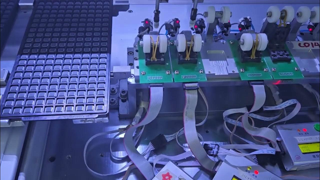 Fully Automated MCU programming before SMT assembly - YouTube