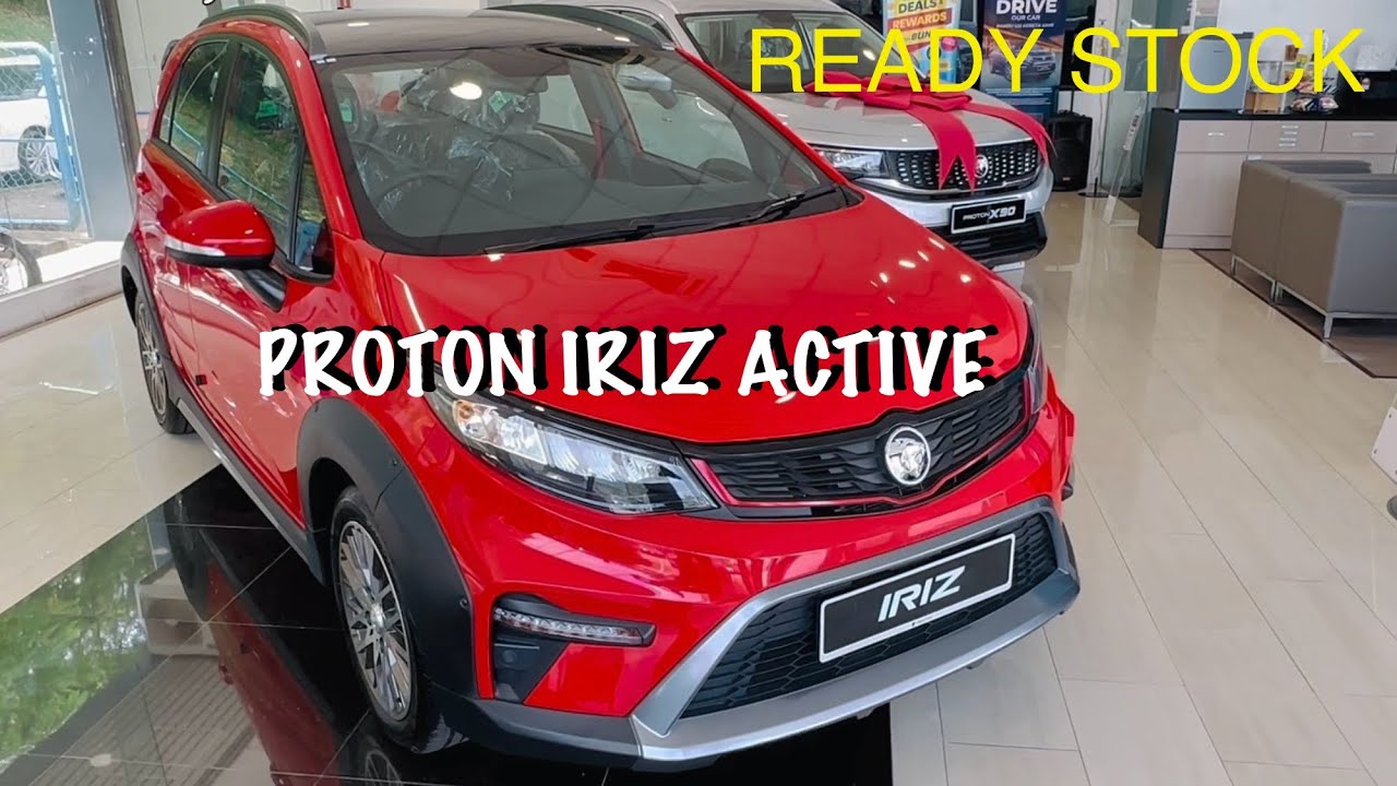 PROTON IRIZ ACTIVE MERAH PASSION RED - YouTube