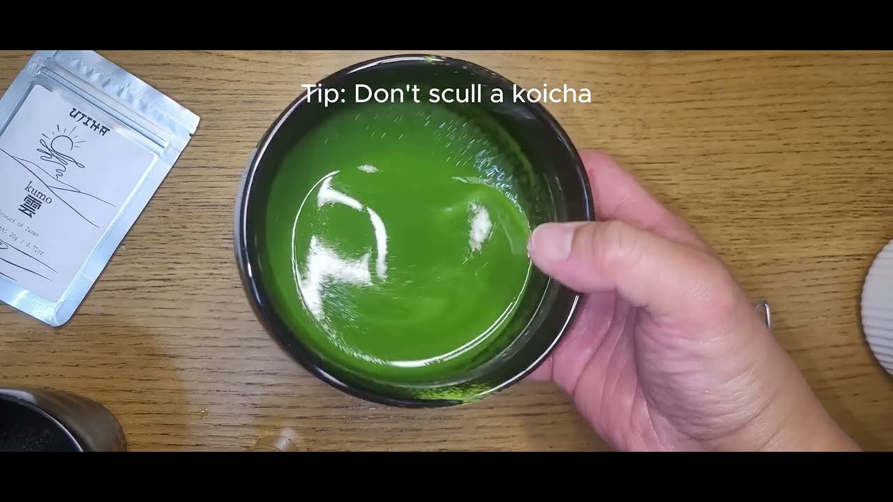 How to make koicha with kumo ceremonial grade matcha - YouTube