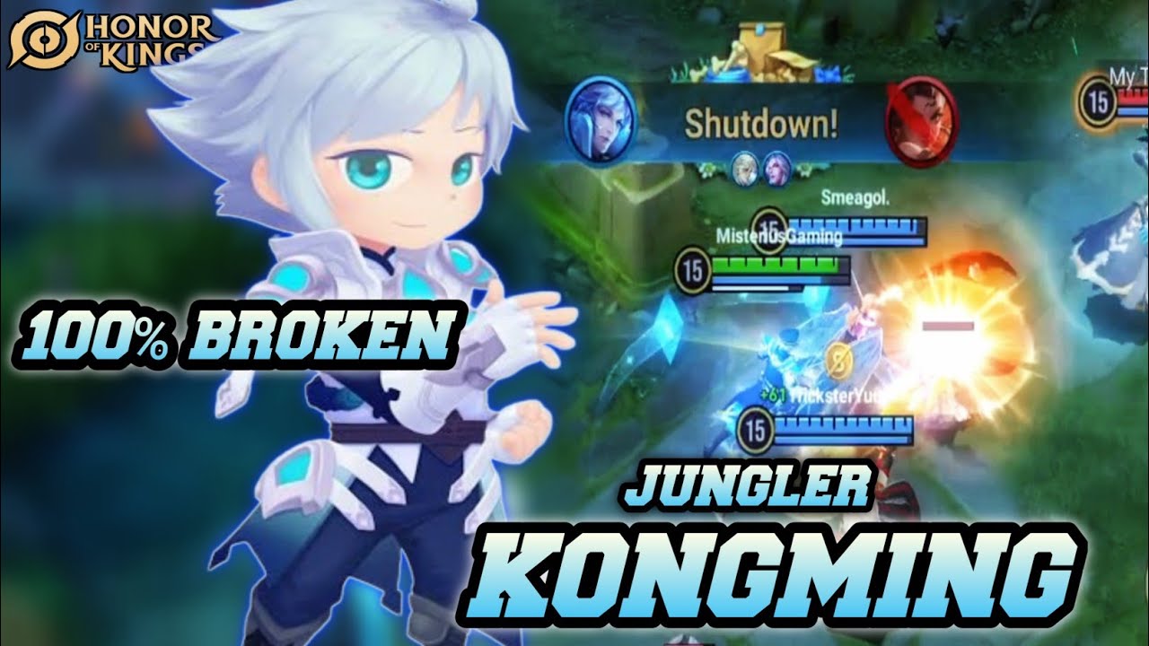 Honor of Kings (HOK) KONGMING assassin/mage gameplay INSANE DAMAGE ...
