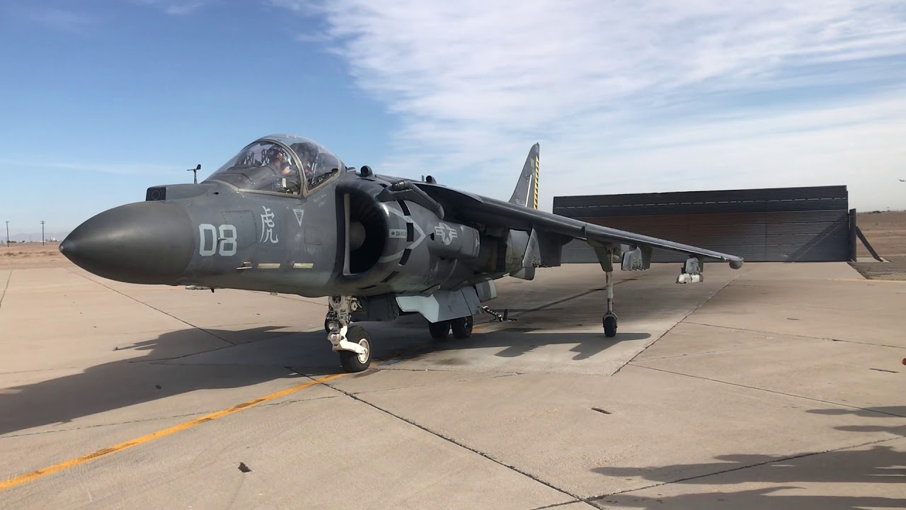 AV-8B high power - YouTube