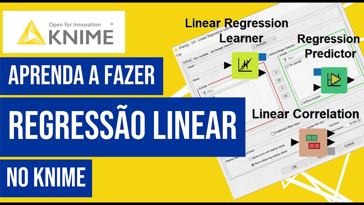 Aprenda a Fazer Regressão Linear no KNIME [Tutorial Simplificado] - YouTube