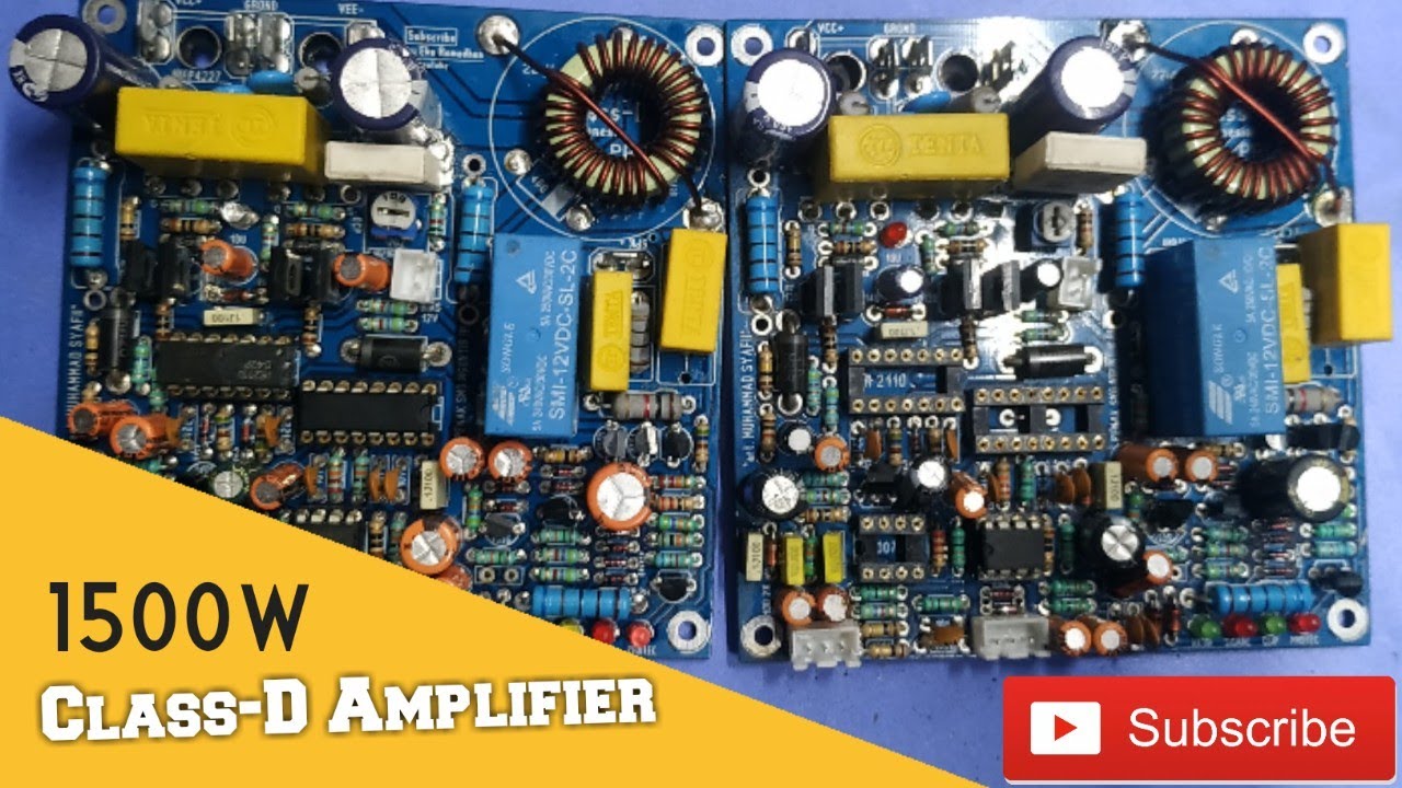 1500W Class-D amplifier kit , super small Size. cheapest price on ...