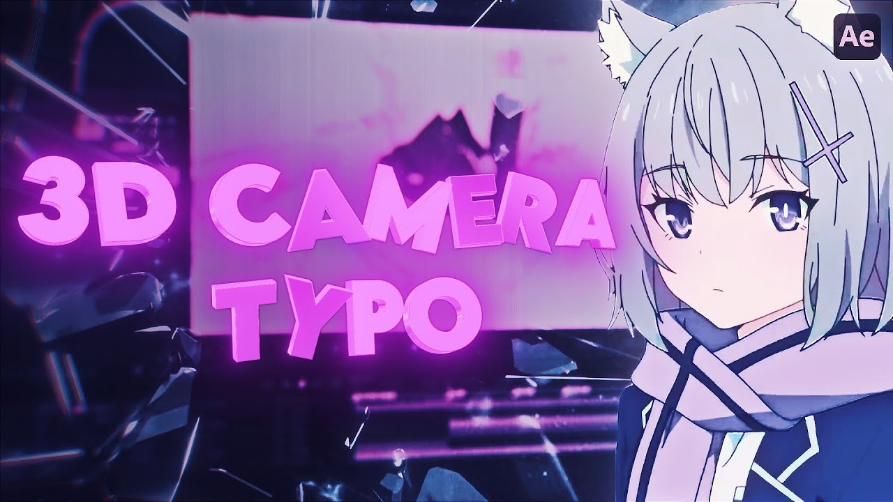 3D Camera Typography Yapımı (AMV EDIT) - After Effects Dersleri - YouTube