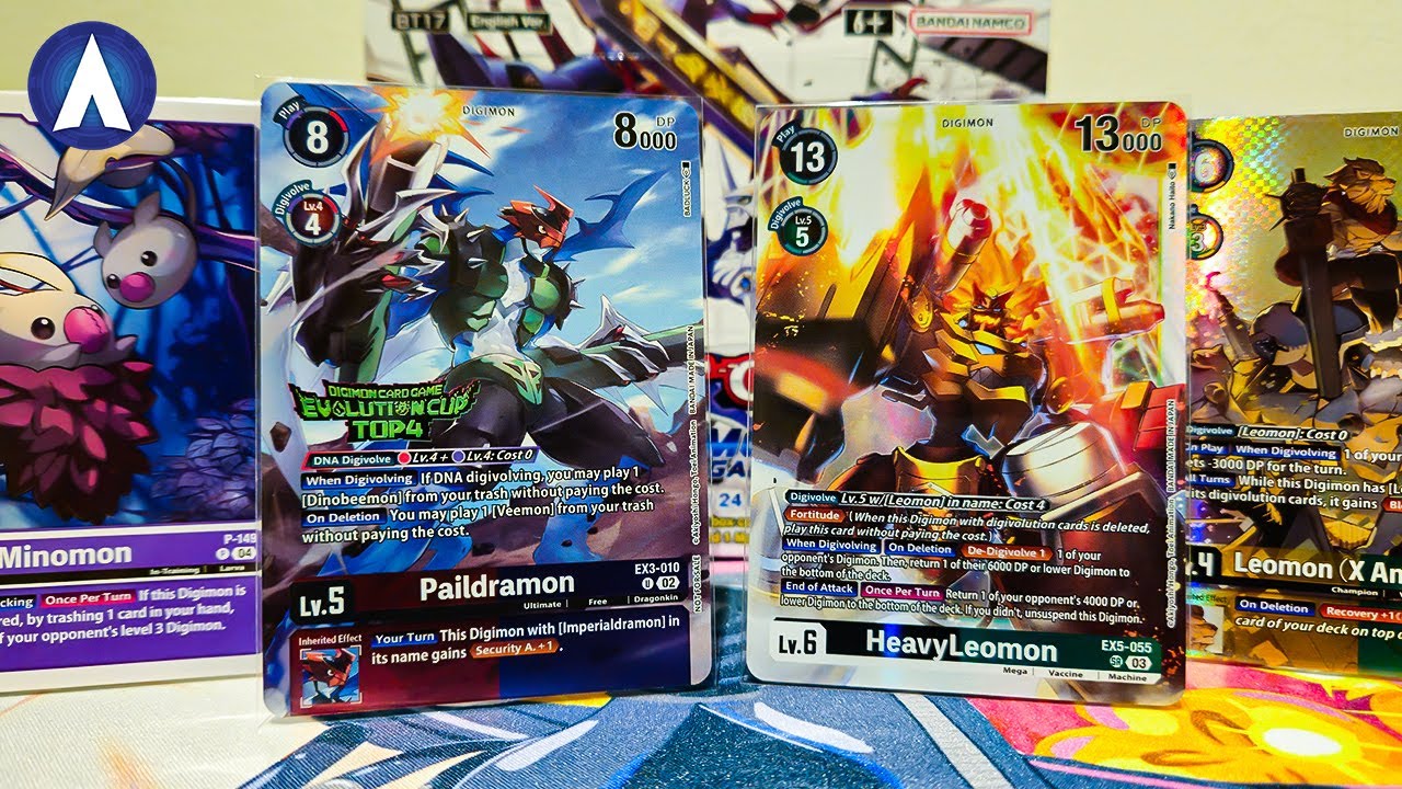 Virus Imperial VS HeavyLeomon Gameplay Guide | Digimon Card Game BT17 ...