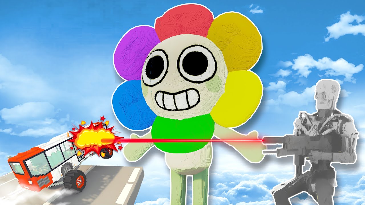 💥Giant DANDY Destroying by INSANE CARS while Terminators Guarding ...