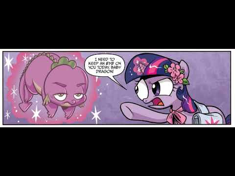 MLP IDW Twilight and Spike Secret Origins