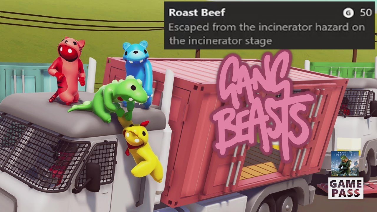 Gang Beasts Roast Beef Achievement - YouTube