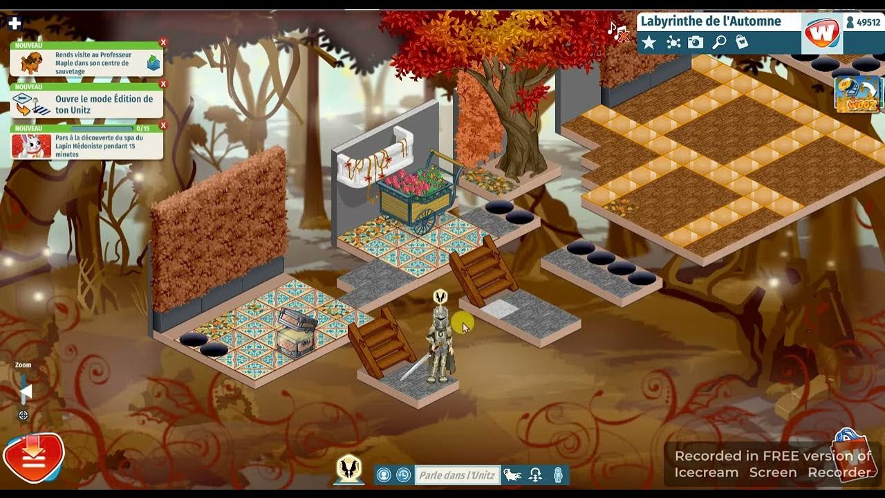Woozworld Labyrinthe de l'Automne | Fall Maze SOLUTION - YouTube