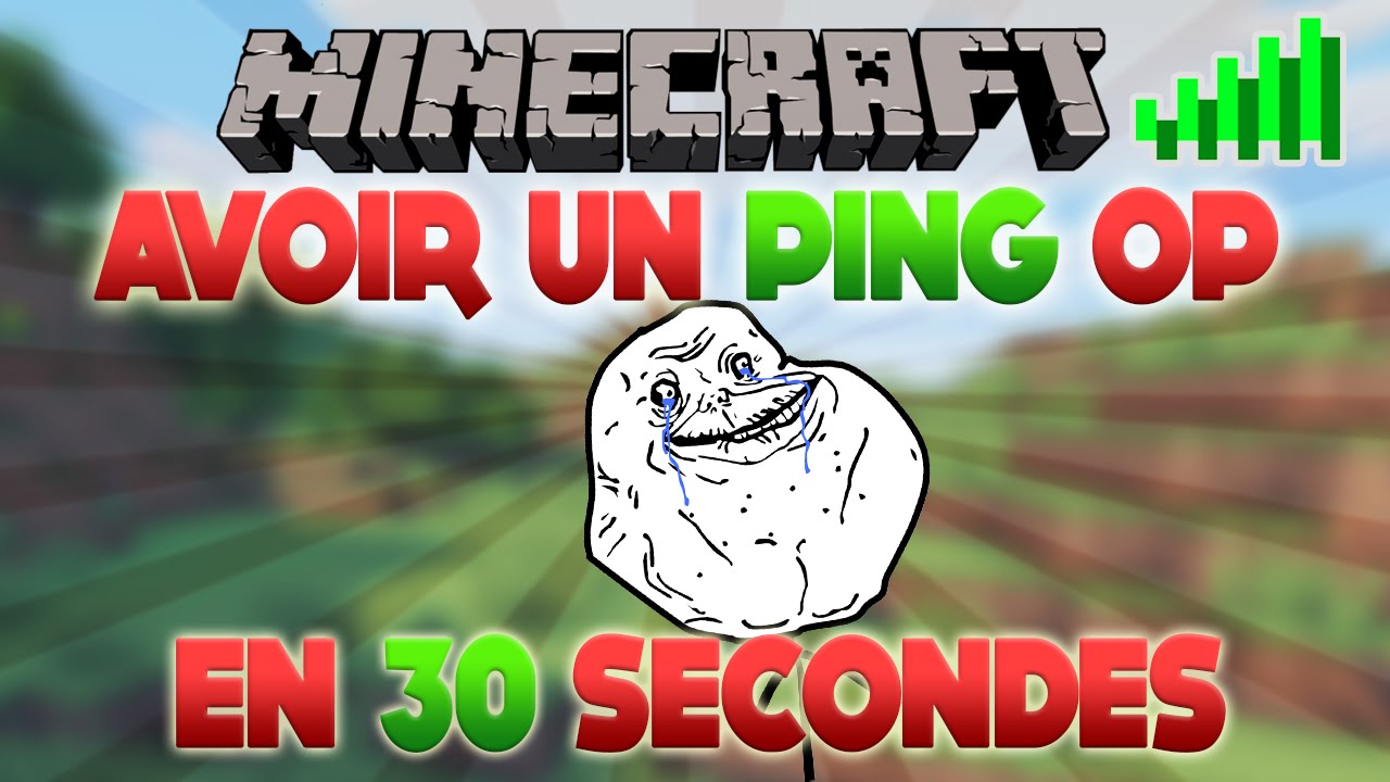 COMMENT AVOIR 0 MS DE PING SUR MINECRAFT MDR (sa march vréman!) - YouTube