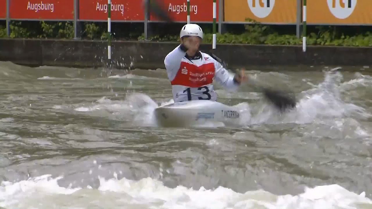 Timothy Anderson Australia Men's Slalom Final / 2024 ICF Canoe Slalom ...