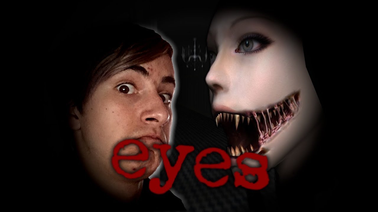 CREEPY FLYING HEAD GIRL | Eyes - The Horror Game - YouTube